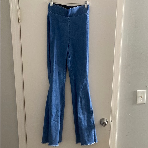 Highway Jeans | Jeans | Highway Jeans Blue Flare Wide Leg Denim | Poshmark